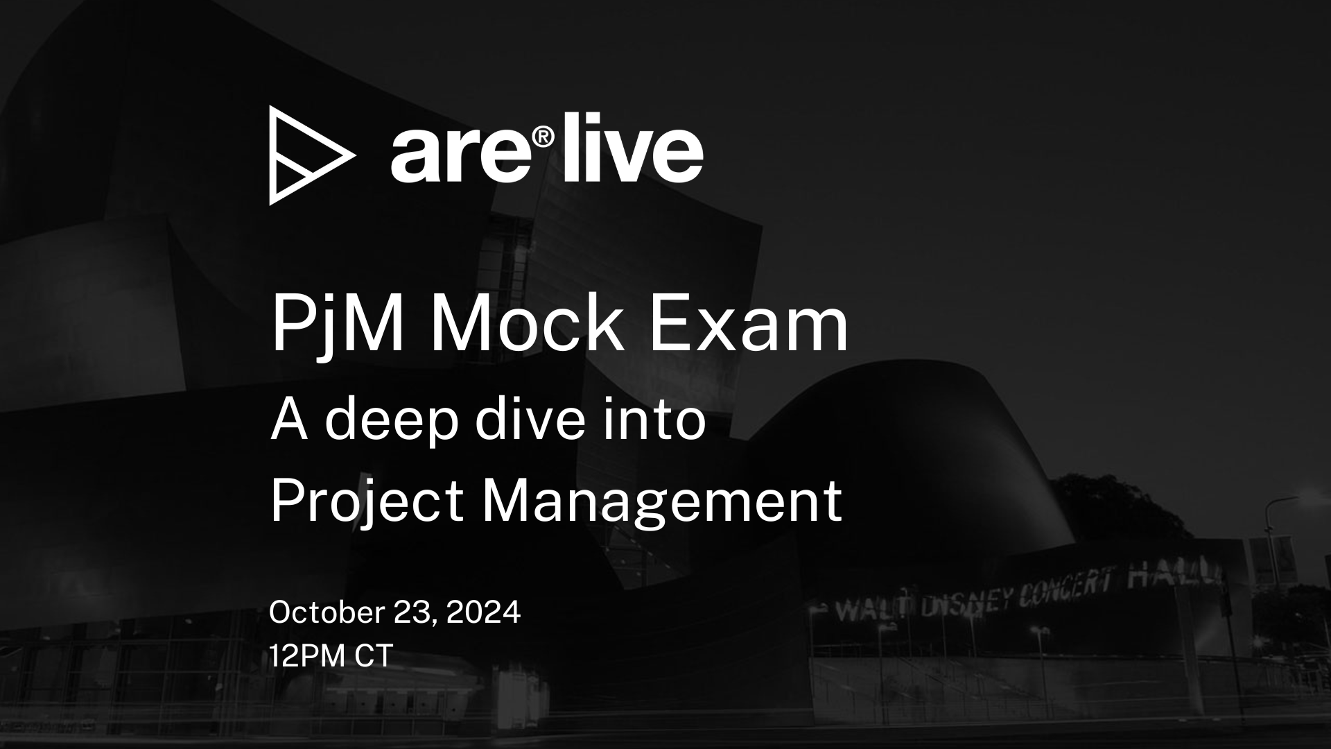 ARE Live: Project Management Mock Exam | ARE 5.0 PjM Exam 2024